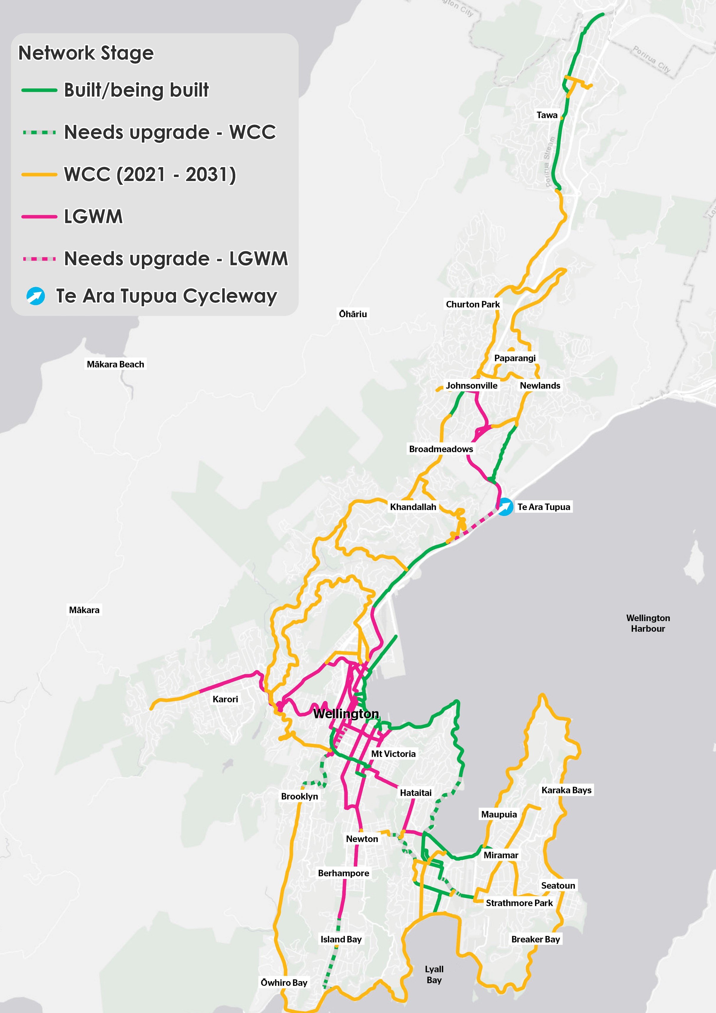 Wellington Region Cycling Maps In Tuscany