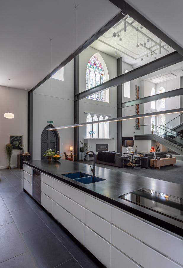 Church Large Kitchen Plans This Old Church Was Converted Into A Bright