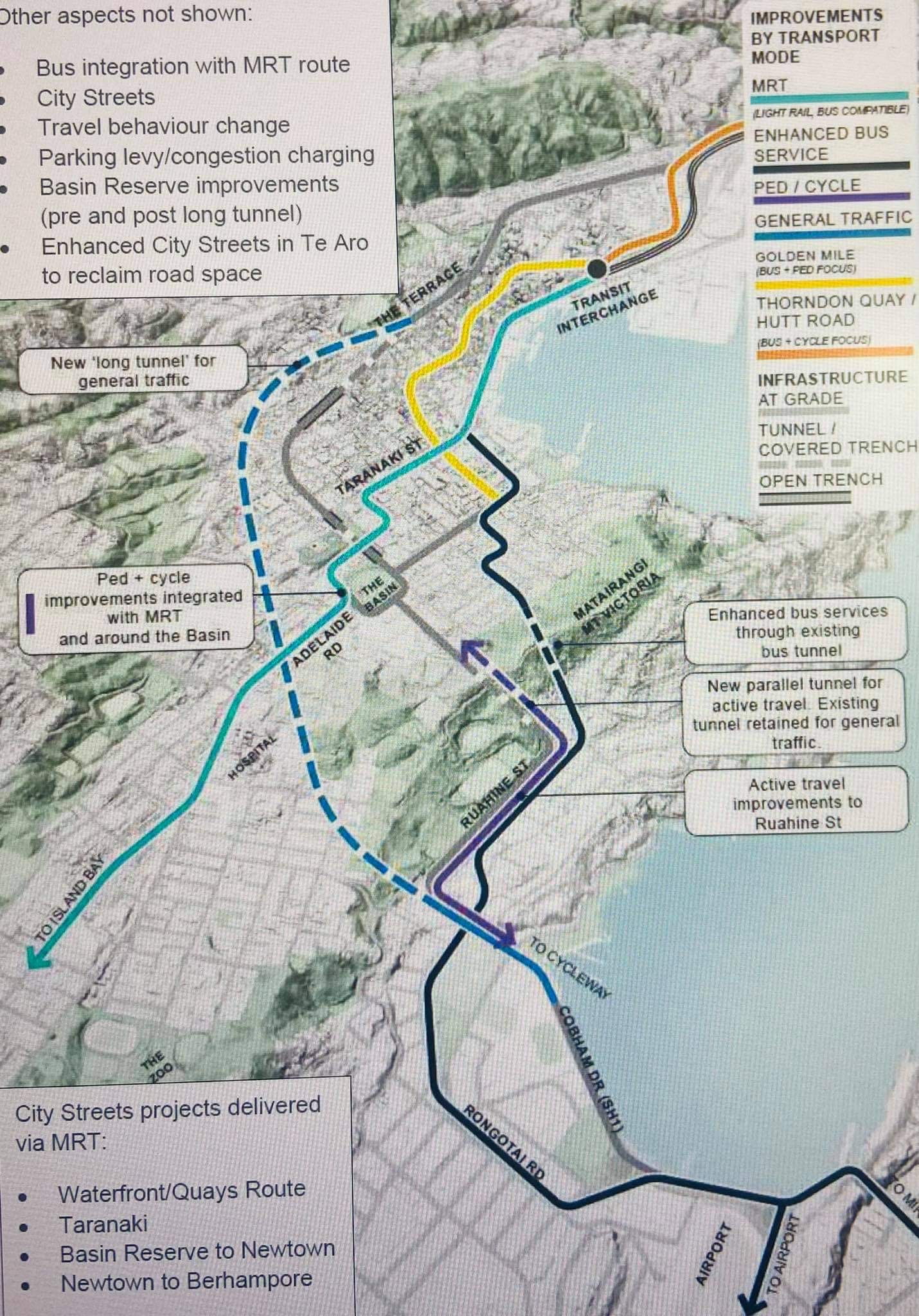 Mass Rapid Transit Routes Considered For East And South Of Wellington Mass Rapid Transit Routes Considered For East And South Of Wellington